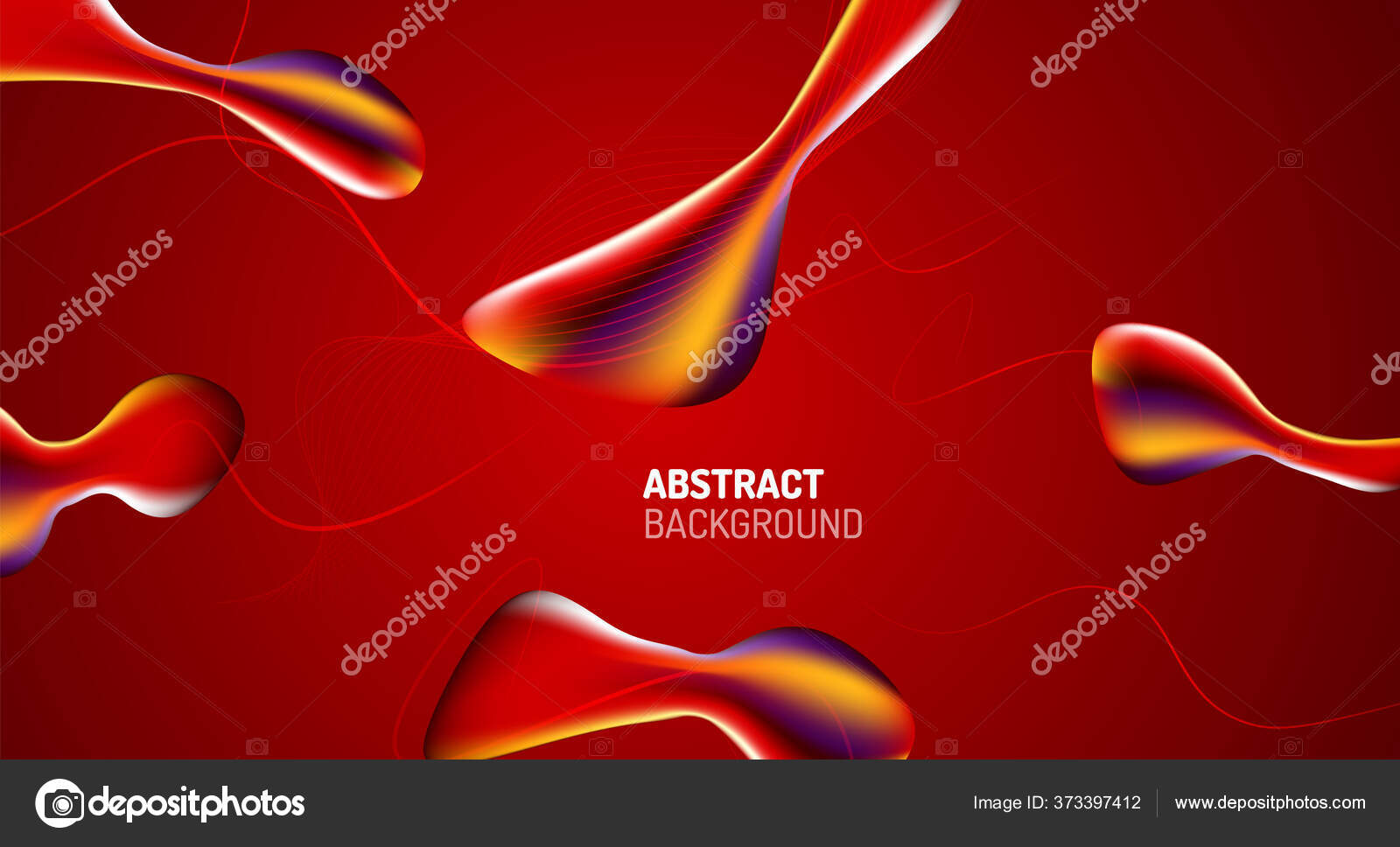 Fluid gradients, abstract liquid bubble shapes background Stock Vector ...