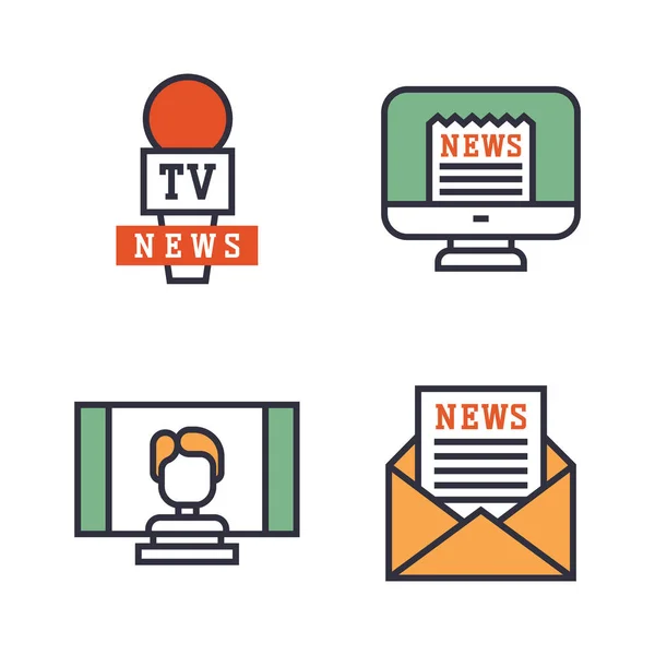 News categories Vector Images | DepositPhotos