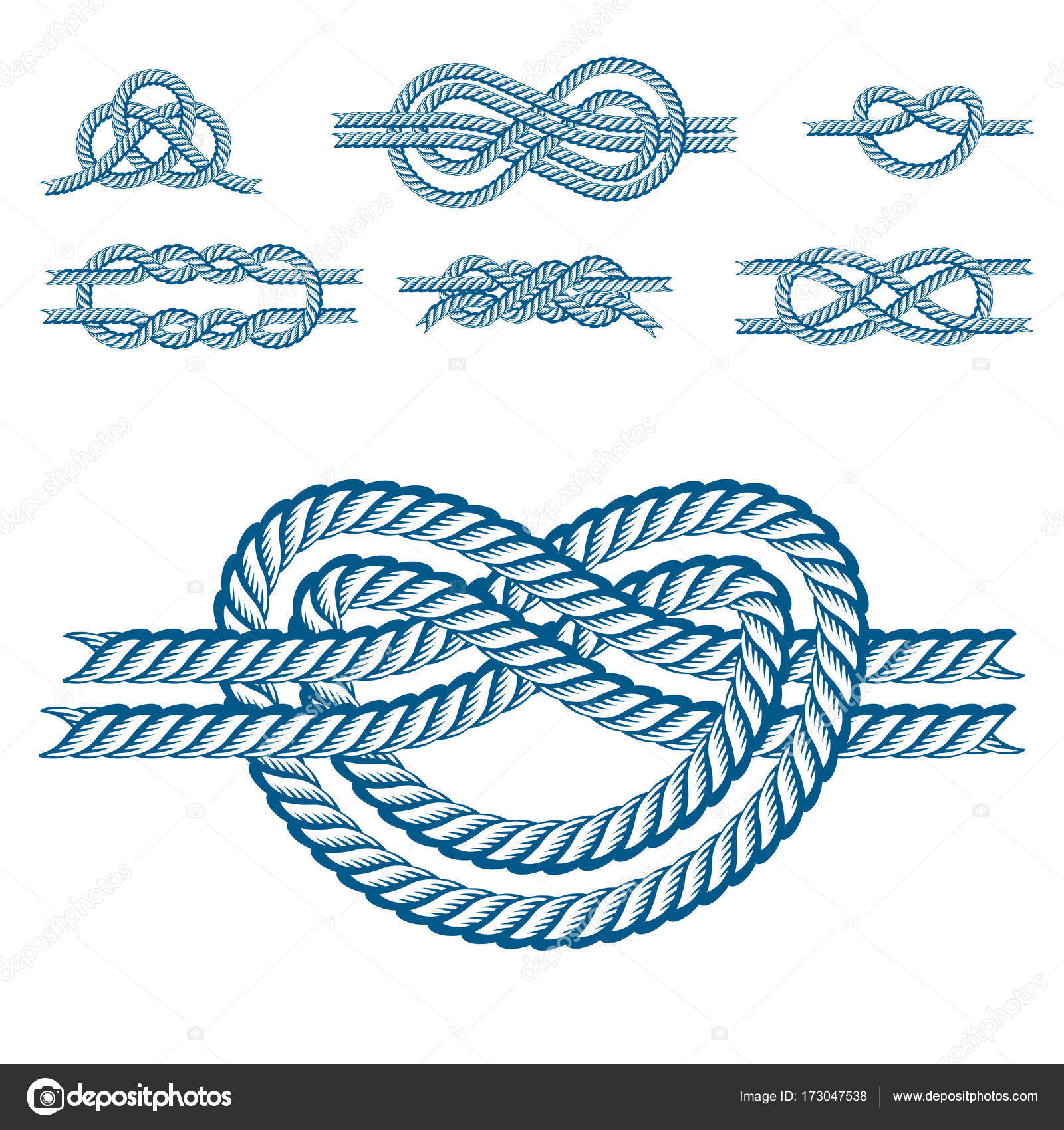 Rope Knot Vector