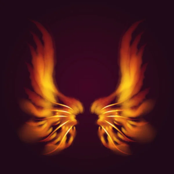 Red flame wings — Stock Photo © xtern #7213257