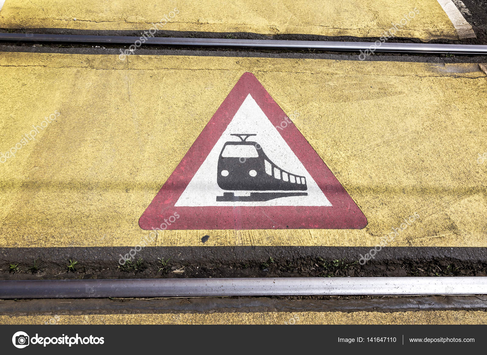 Railroad Warning Sign