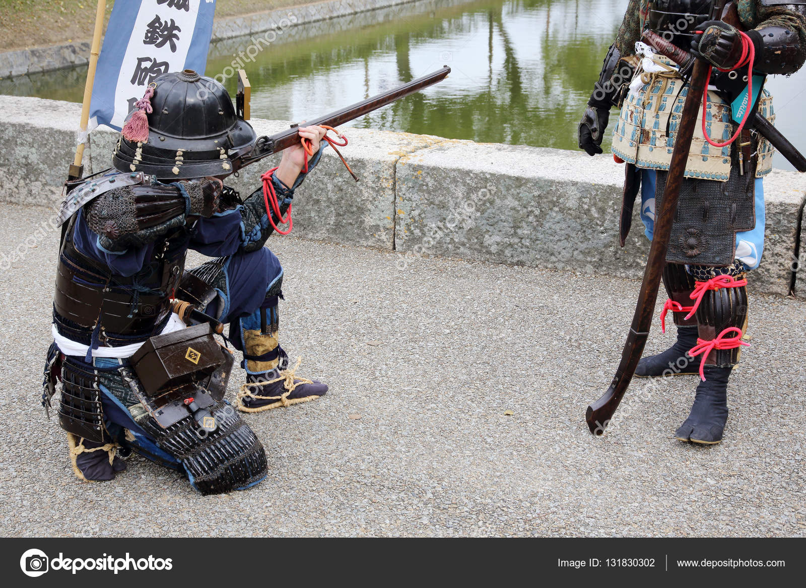 Japanese samurai with old rifle – Stock Editorial Photo © akiyoko74 ...