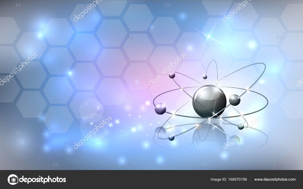 Abstract science background with molecule — Stock Vector © megija ...
