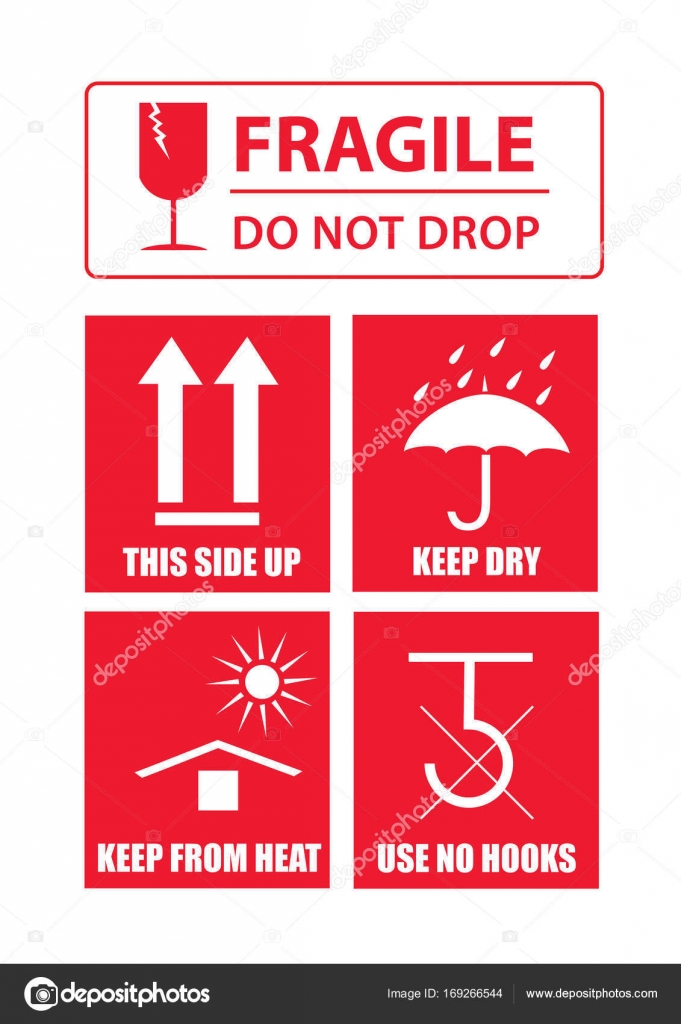 Fragile Sign High Resolution