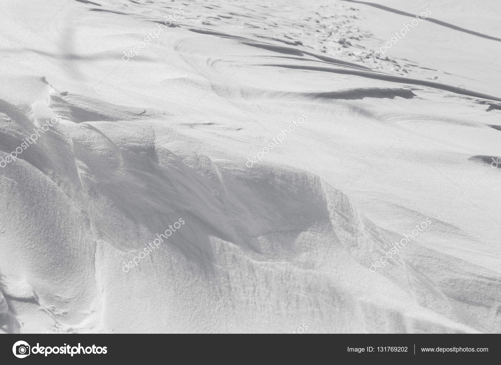 Texture of natural snow, background Stock Photo by ©Photozirka 131769202