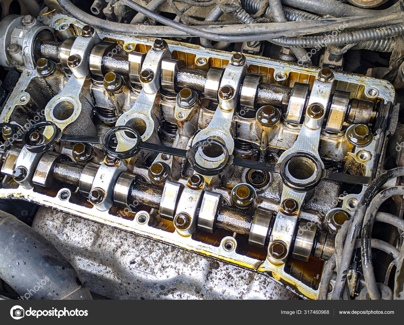 Old Internal Combustion Engine Gasoline Diesel Engine Motor Gears ...