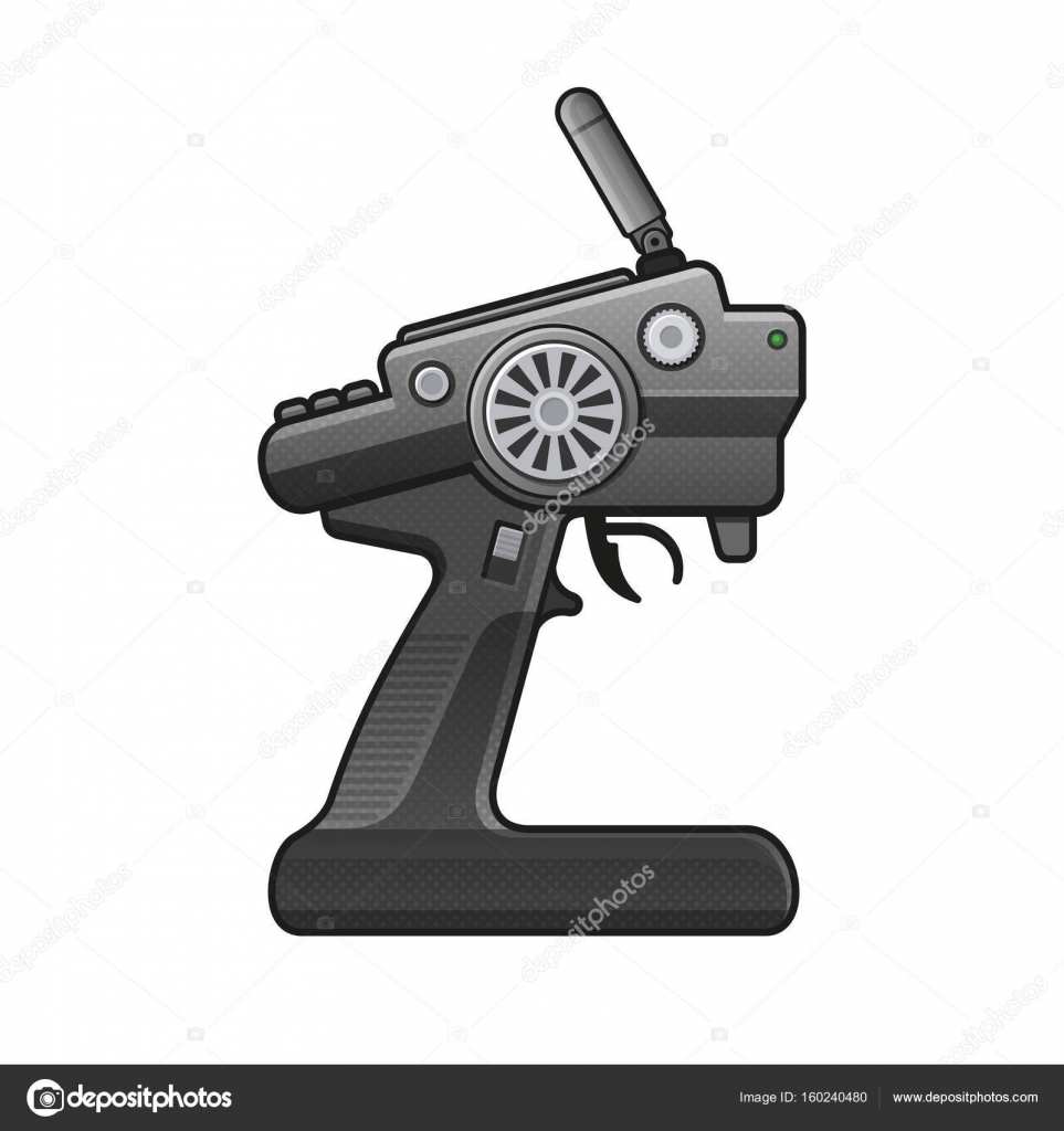 RC Car Radio Control Icon on white background. vector Stock Vector ...