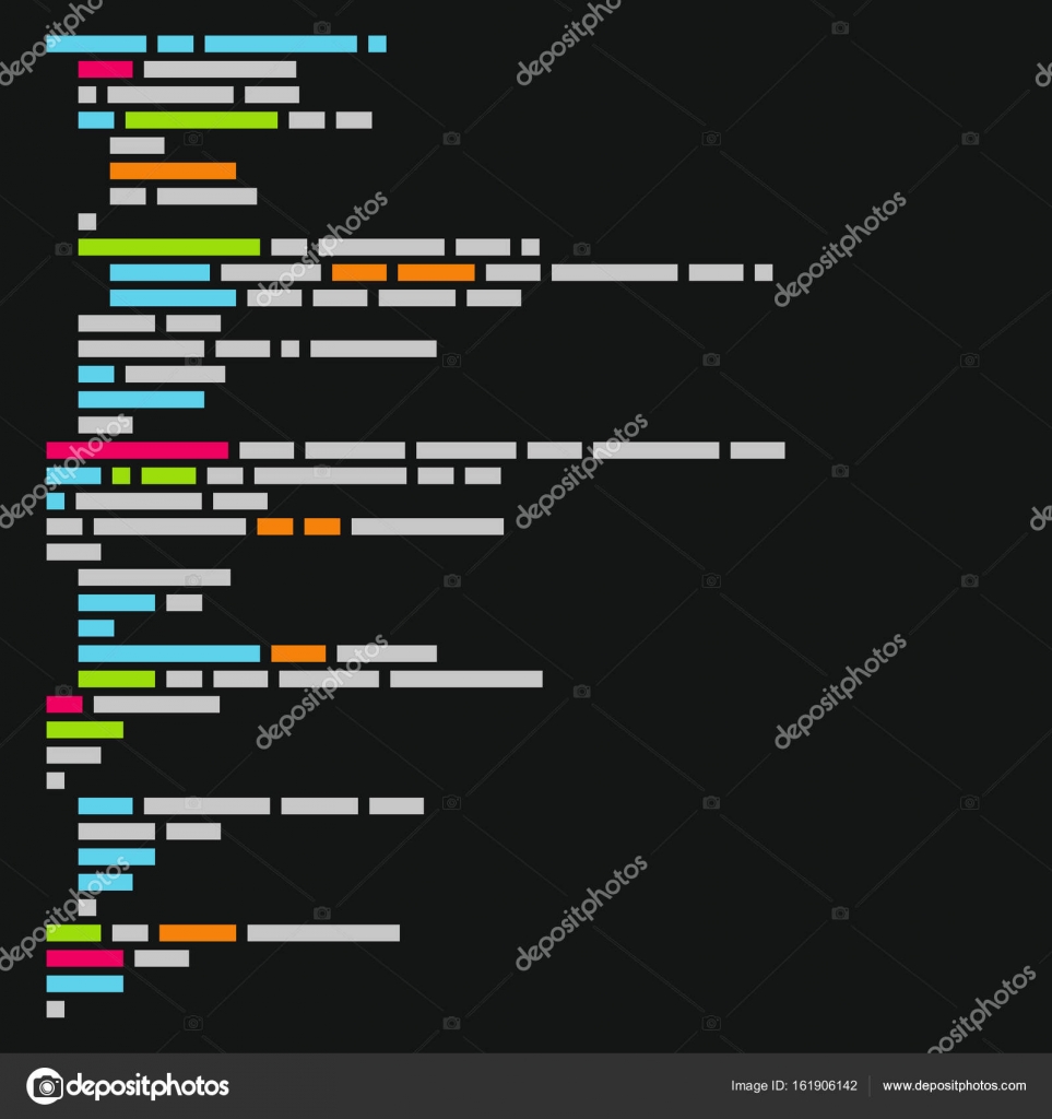 Program Code Listing Abstract Programming Background Vector ⬇ Vector Image By © In8finity