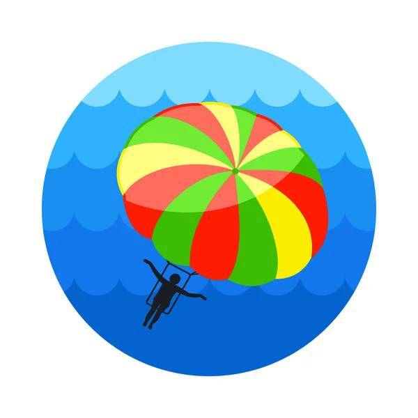 ᐈ Parasailing silhouette stock vectors, Royalty Free parasail ...