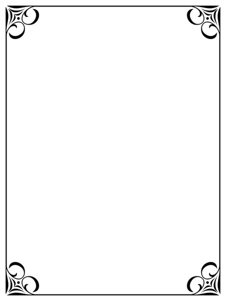 Simple ornamental decorative frame Stock Vector by ©100ker 7200188