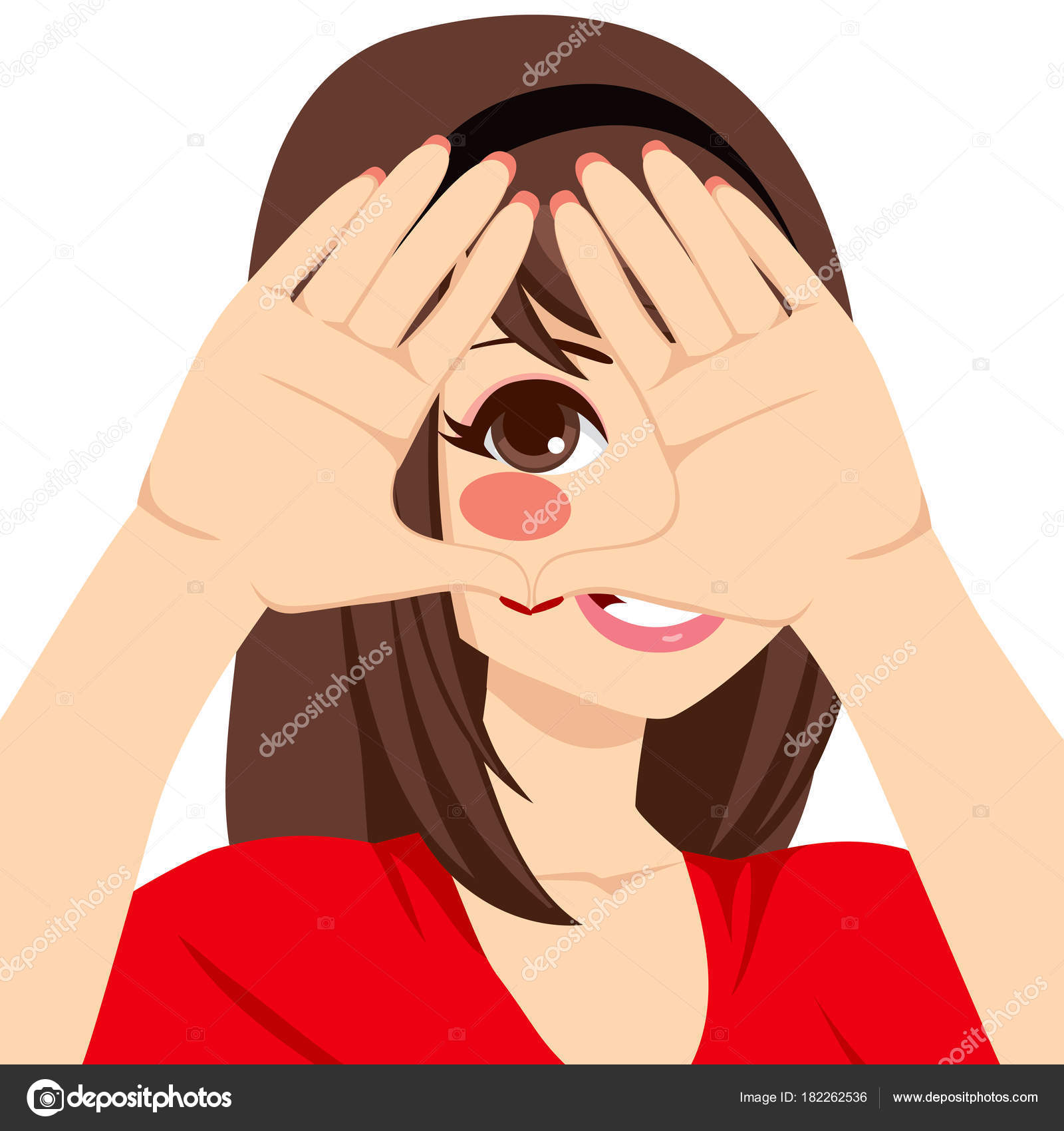 Señal de mano triángulo Vector de stock #182262536 de ©Kakigori