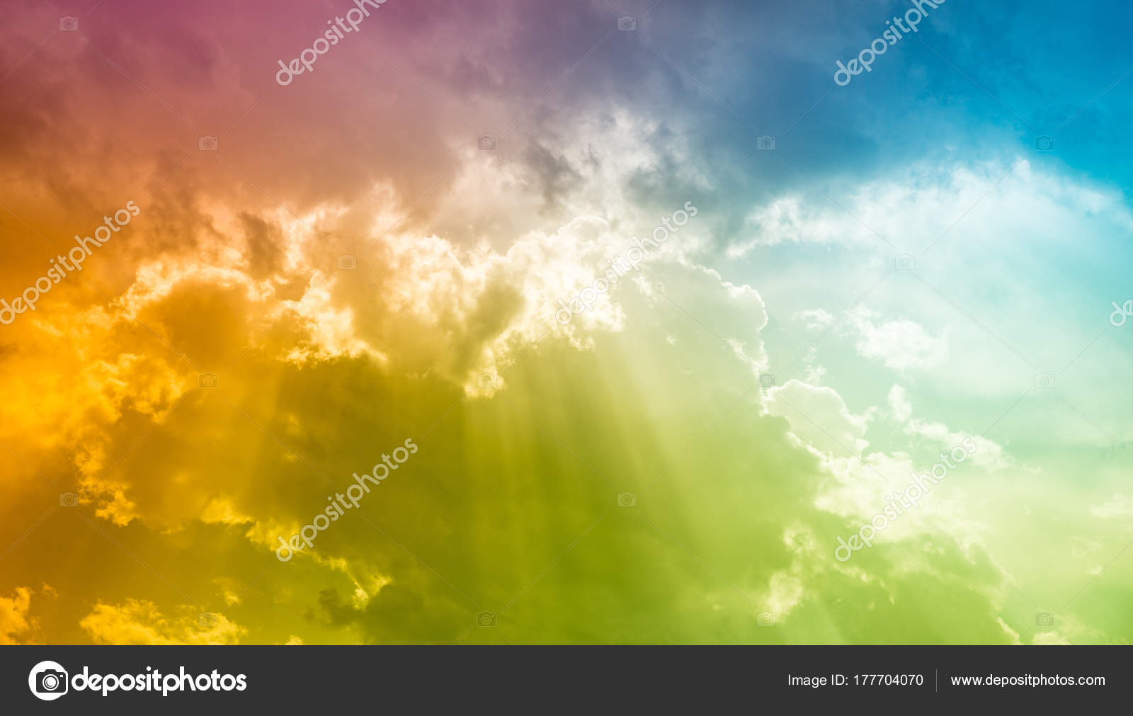Colorful sky background Stock Photo by ©varuna 177704070