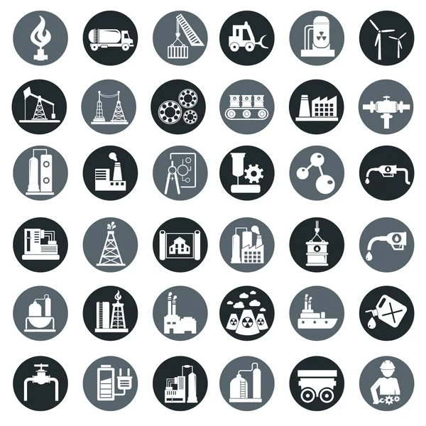 Iconos industriales imágenes de stock de arte vectorial | Depositphotos