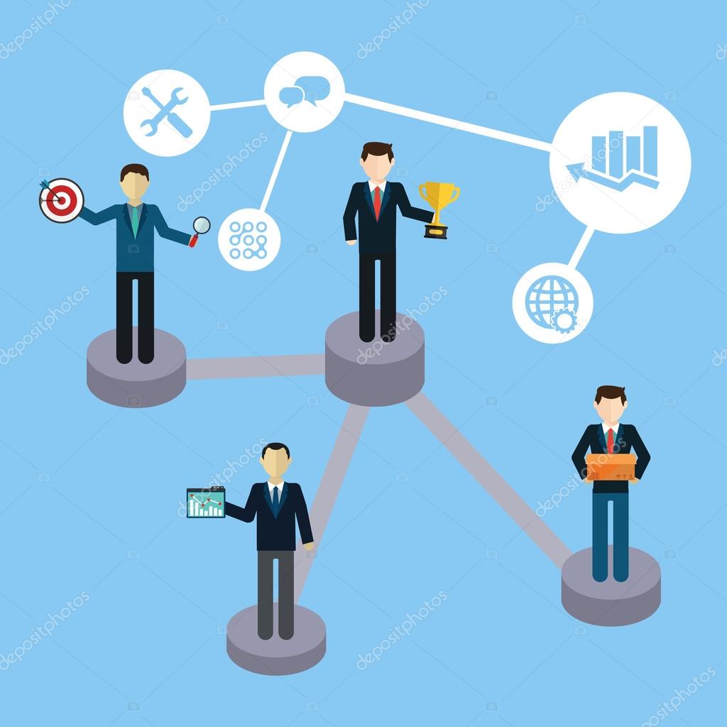 Business board game concept — Stock Vector © royalty #126042372