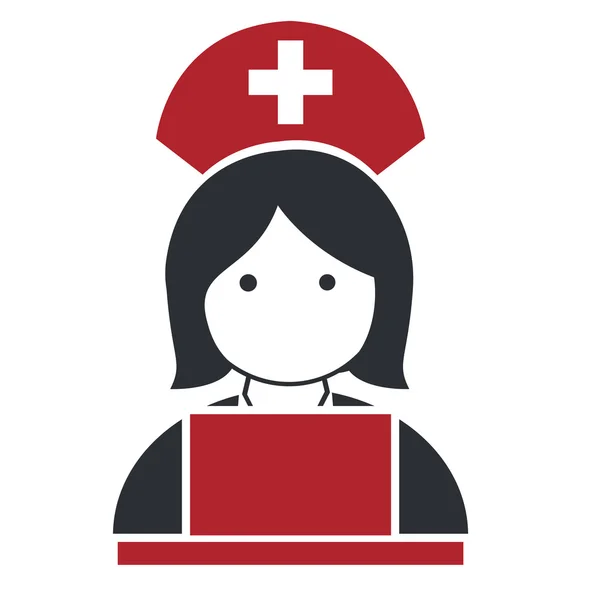 Nurse doctor female icon — Stock Vector © royalty #126048912