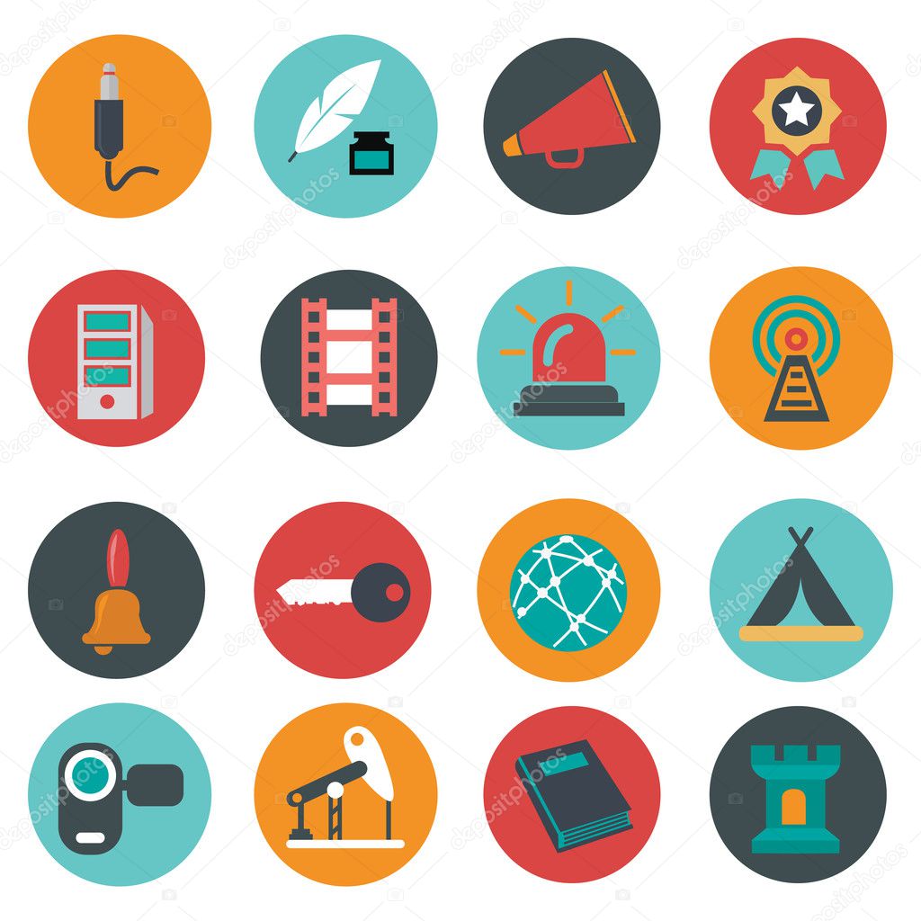 Universal icons set Stock Vector Image by ©royalty #126052498