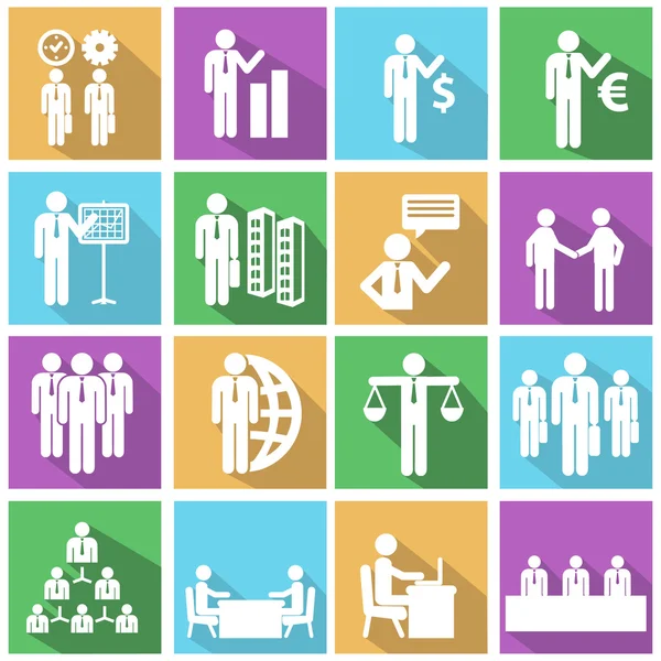 Human resources and management icons set. Stock Vector Image by ...