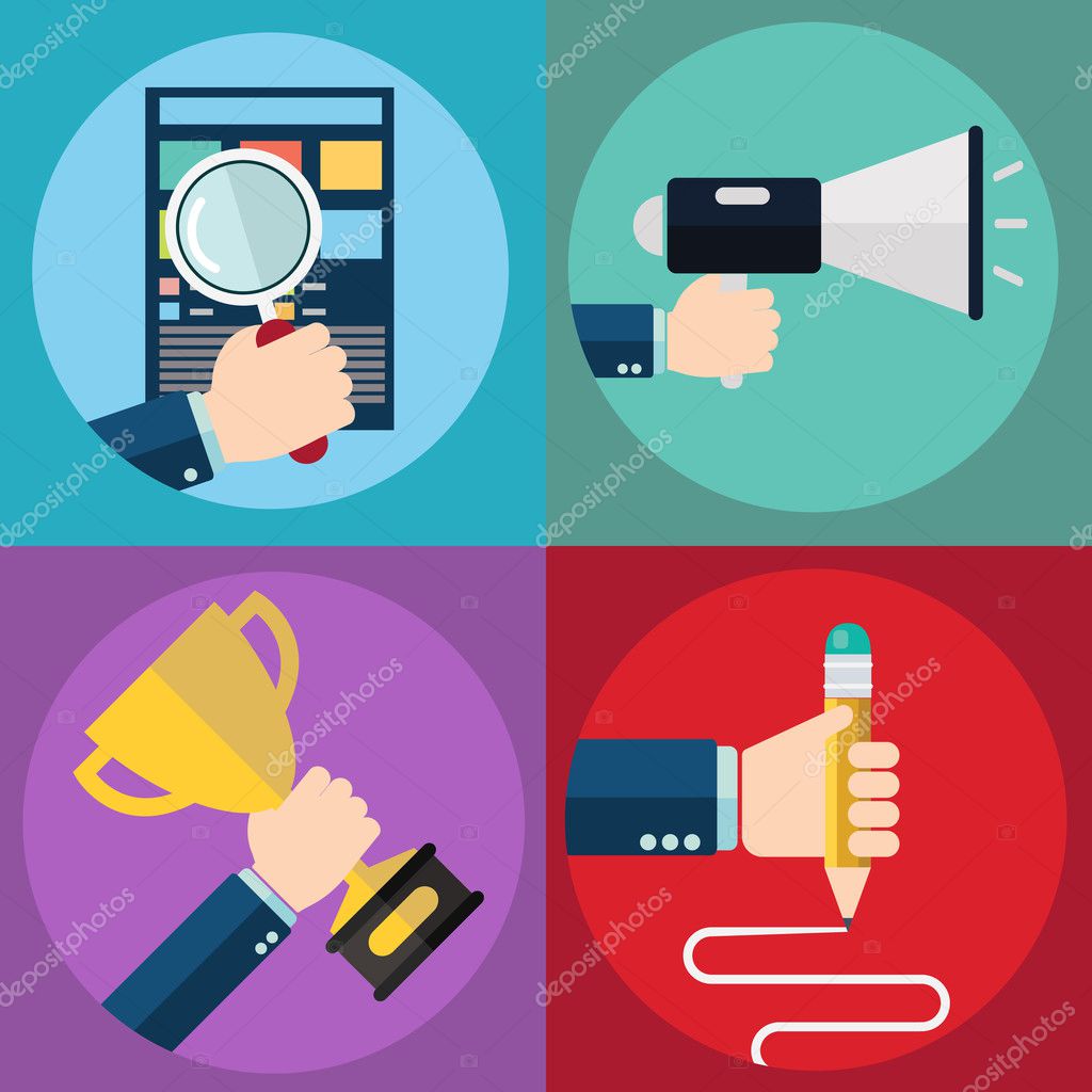 Business management banners Stock Vector by ©royalty 126640414