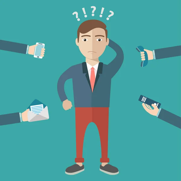 Busy man Stock Vectors, Royalty Free Busy man Illustrations ...