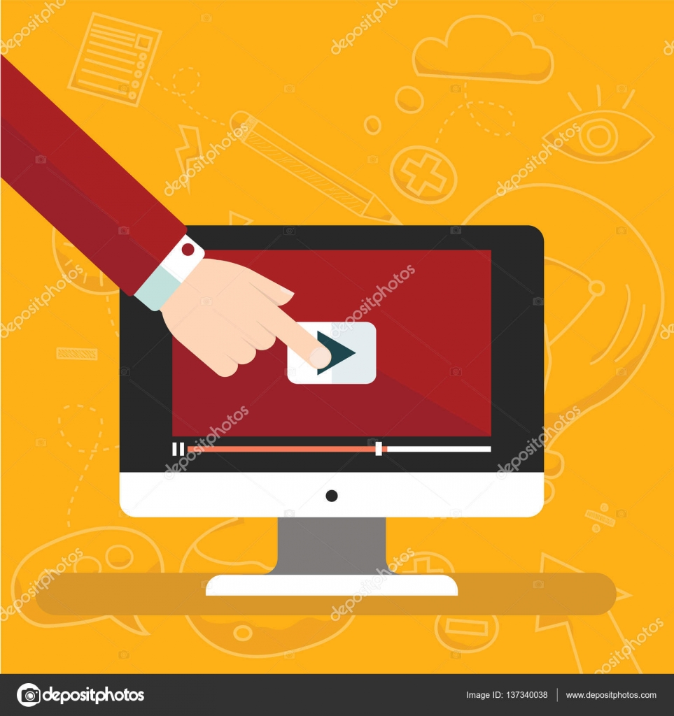 Video tutoriales icono concepto Vector de stock #137340038 de ©royalty