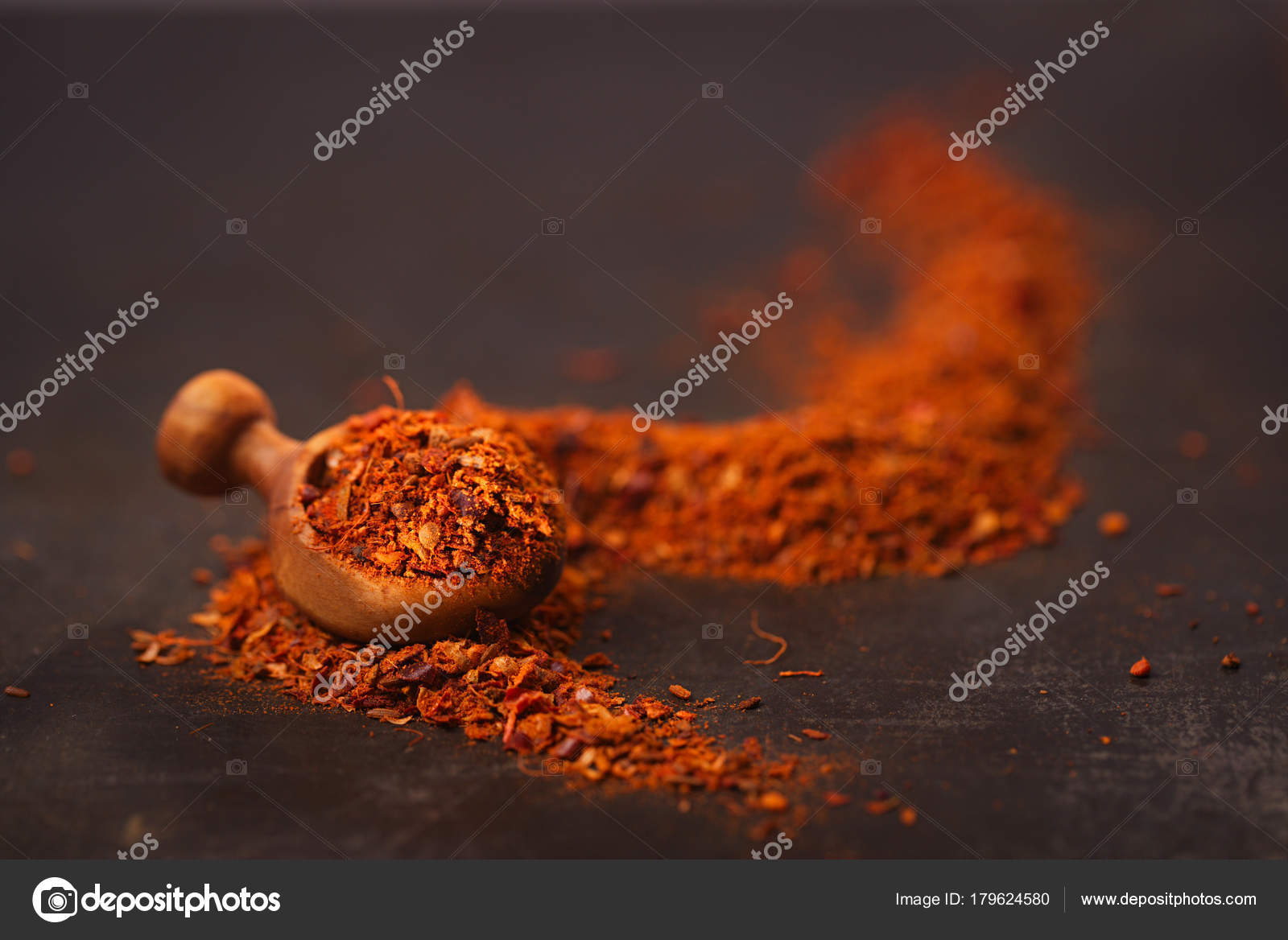 Scoop Aromatic Ras Hanout Traditional Spicy Mix Morocco — Stock Photo ...