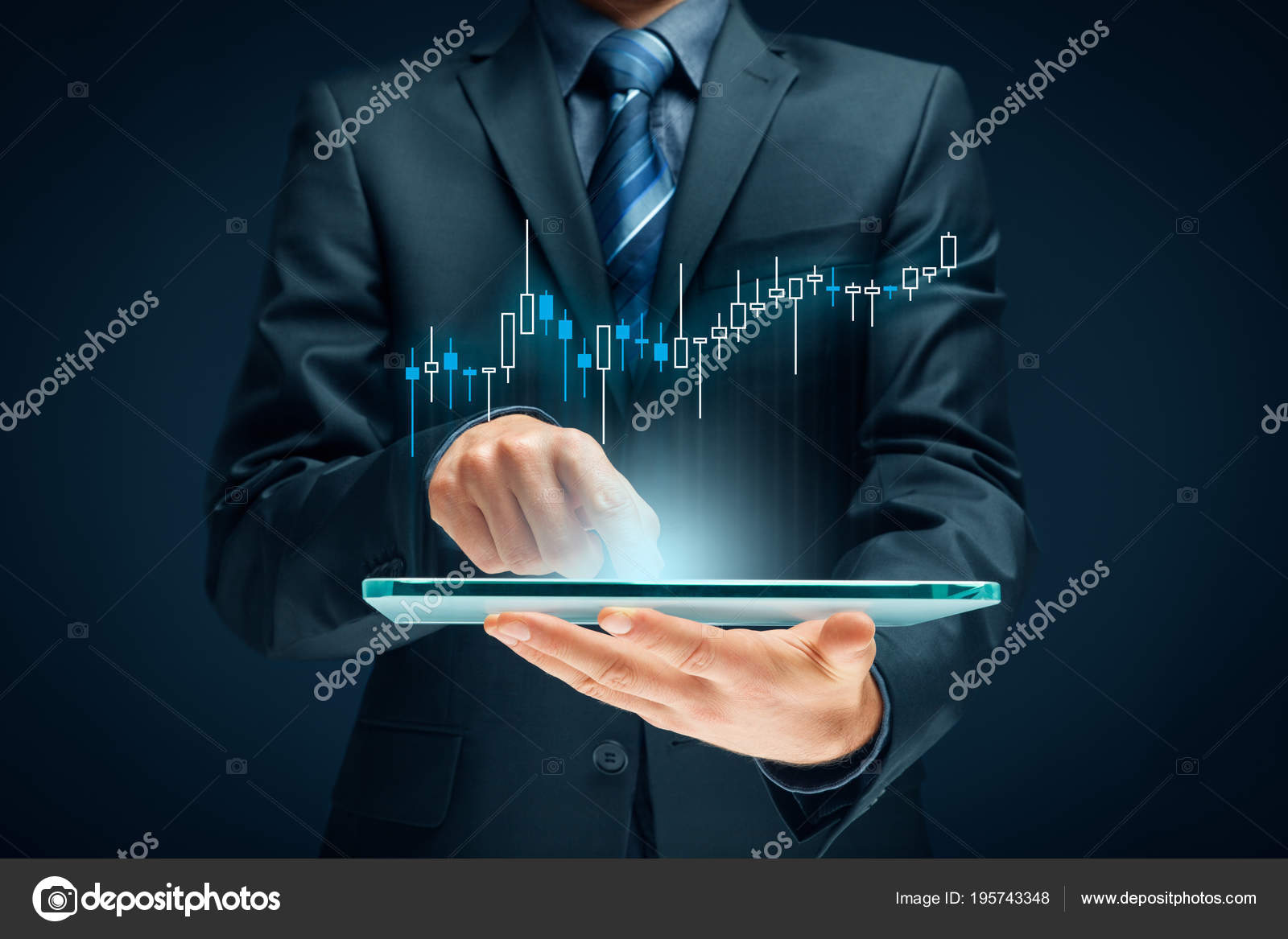 Investor and trader — Stock Photo © Jirsak #195743348