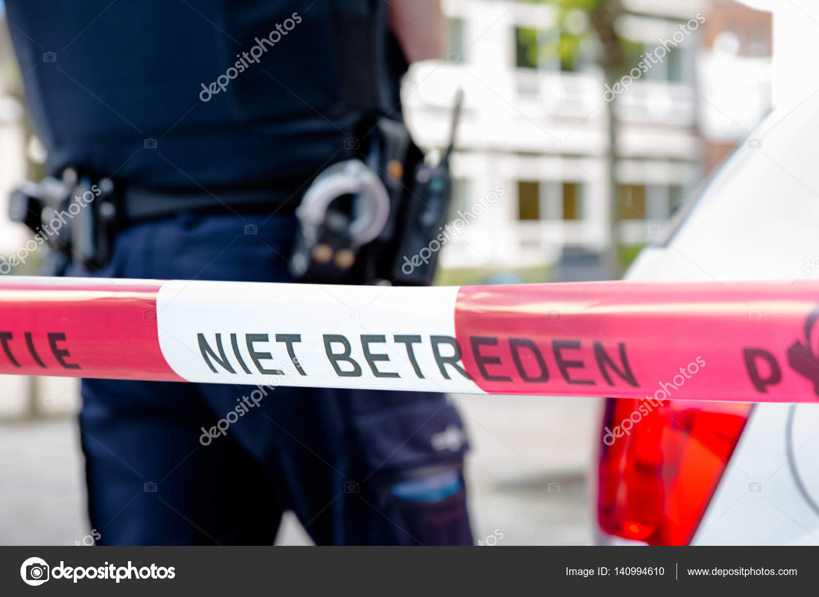 Dutch policeman on on a crime scene investigation Stock Photo by ©twixx ...