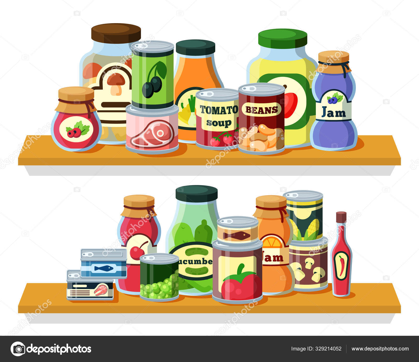 Cans Of Food Clipart Images