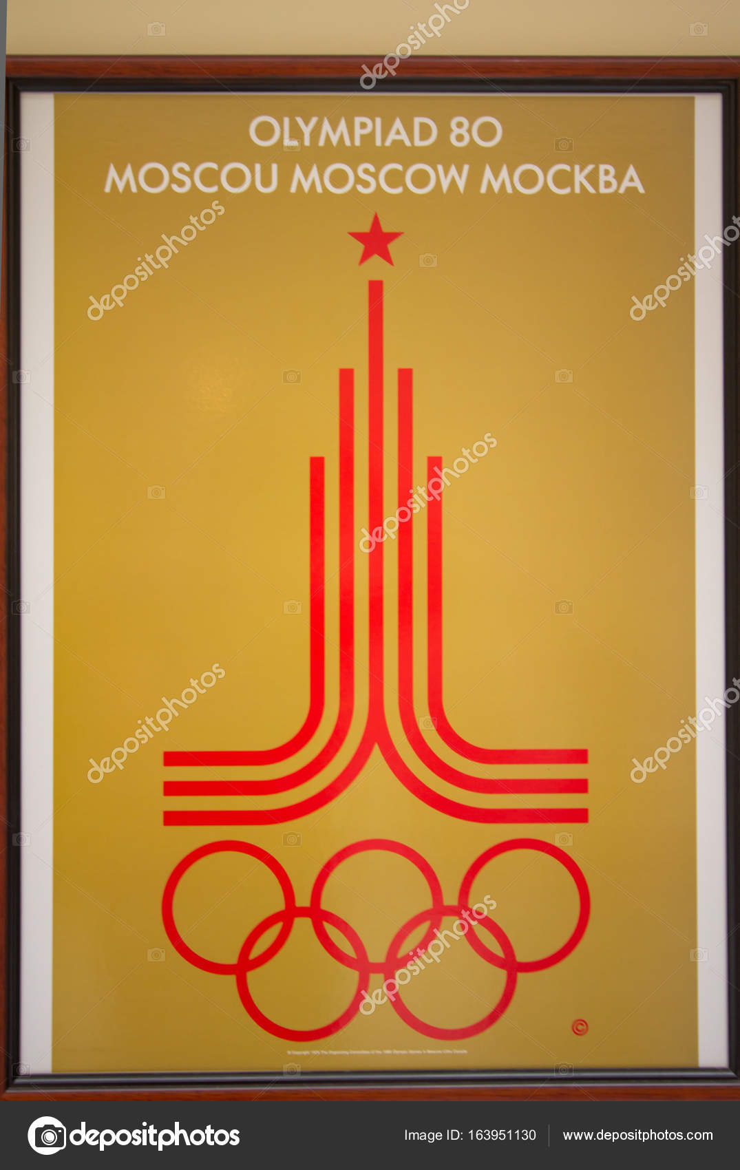 Olympic Logo Moscow Games Emblem, Russia Stock Photo by ©CAHKT 163951130
