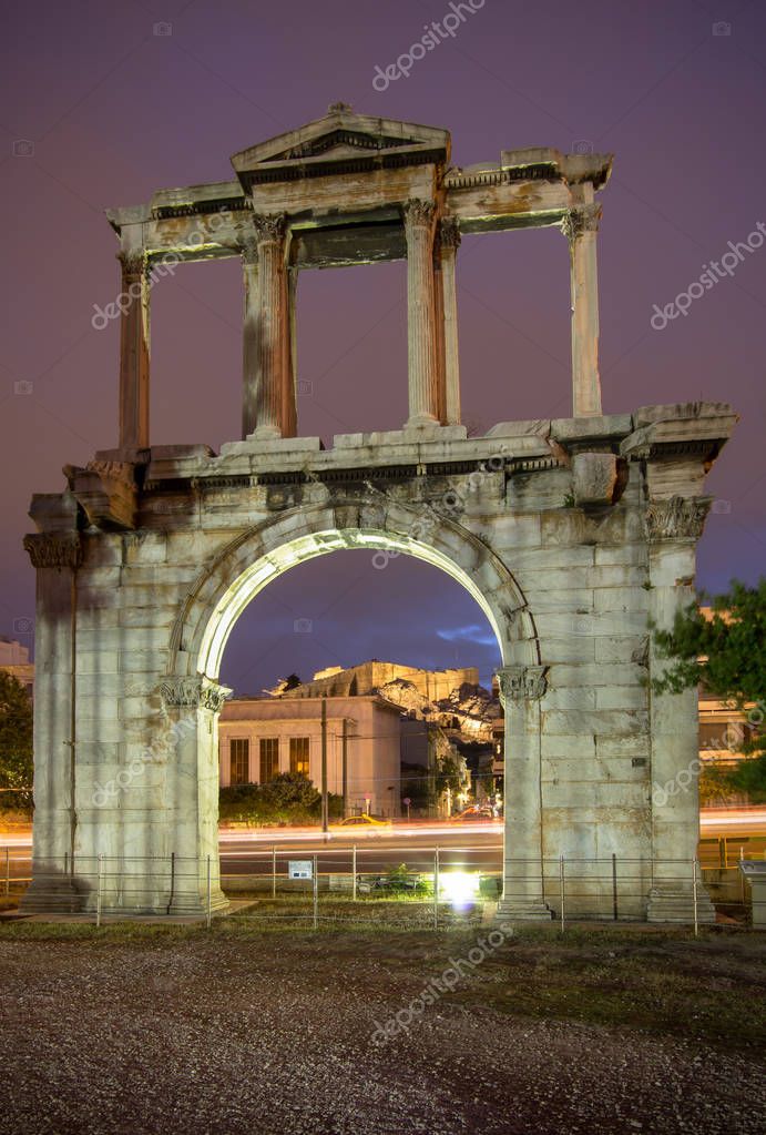 Puerta de Adriano, Atenas, Grecia 2023