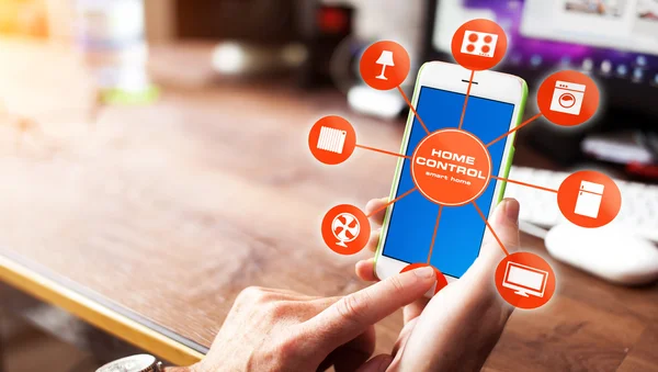Smart Home Device - Home Control — Stock Photo © aa-w #70089249