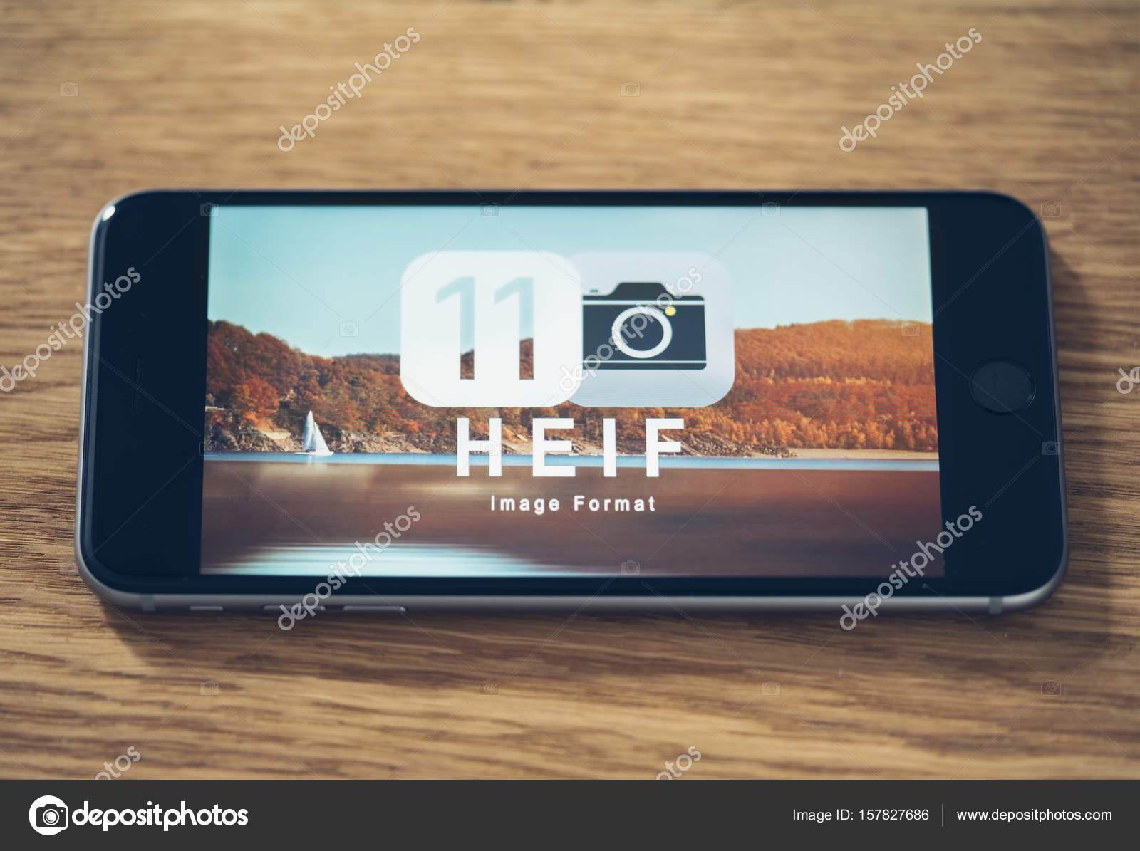 HEIF Logo on Apple iPone 7 — Stock Editorial Photo © aa-w #157827686
