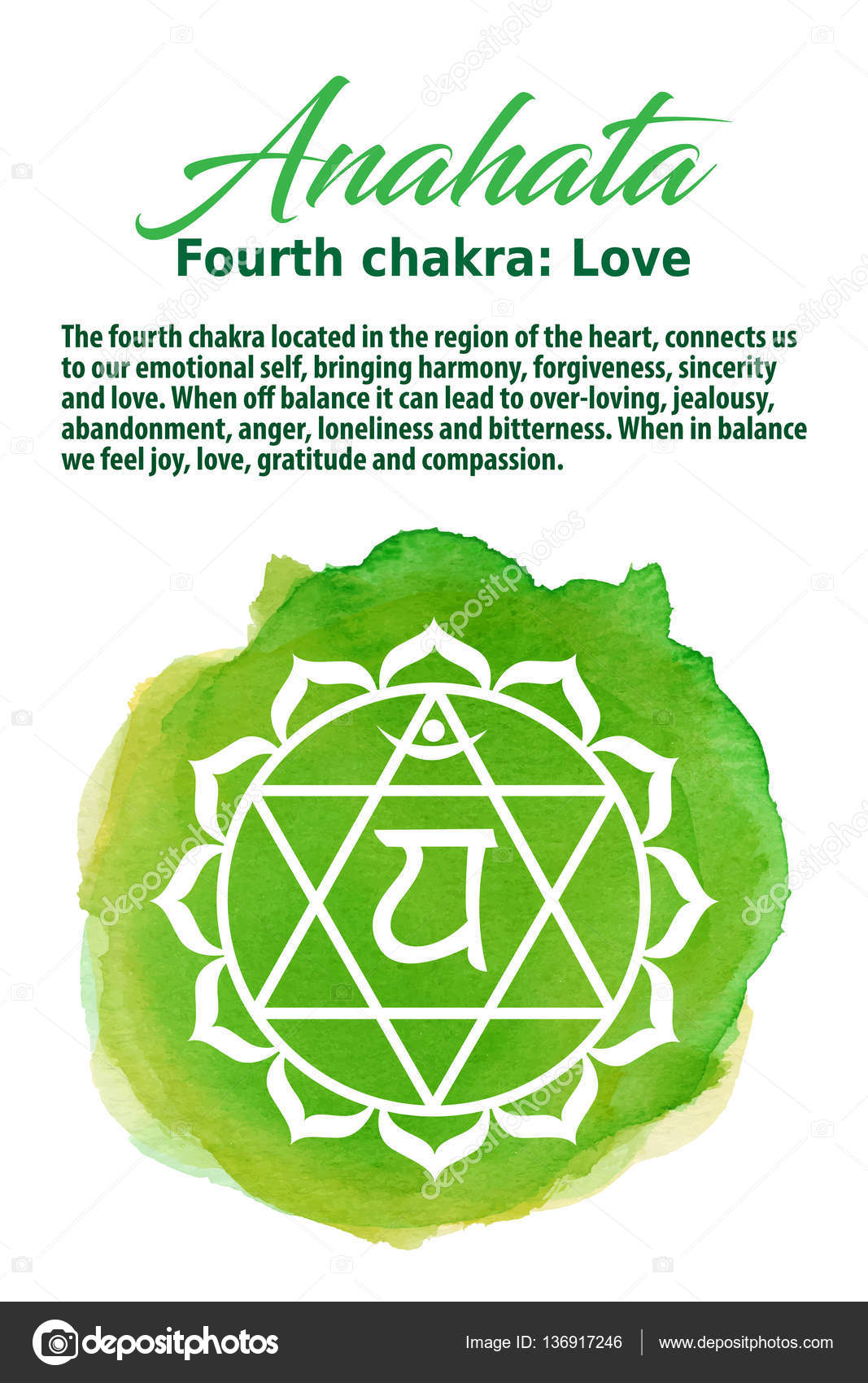 The Heart Chakra vector illustration Stock Vector Image by ©suti #136917246