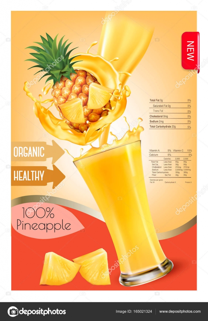 Pineapple Juice Label