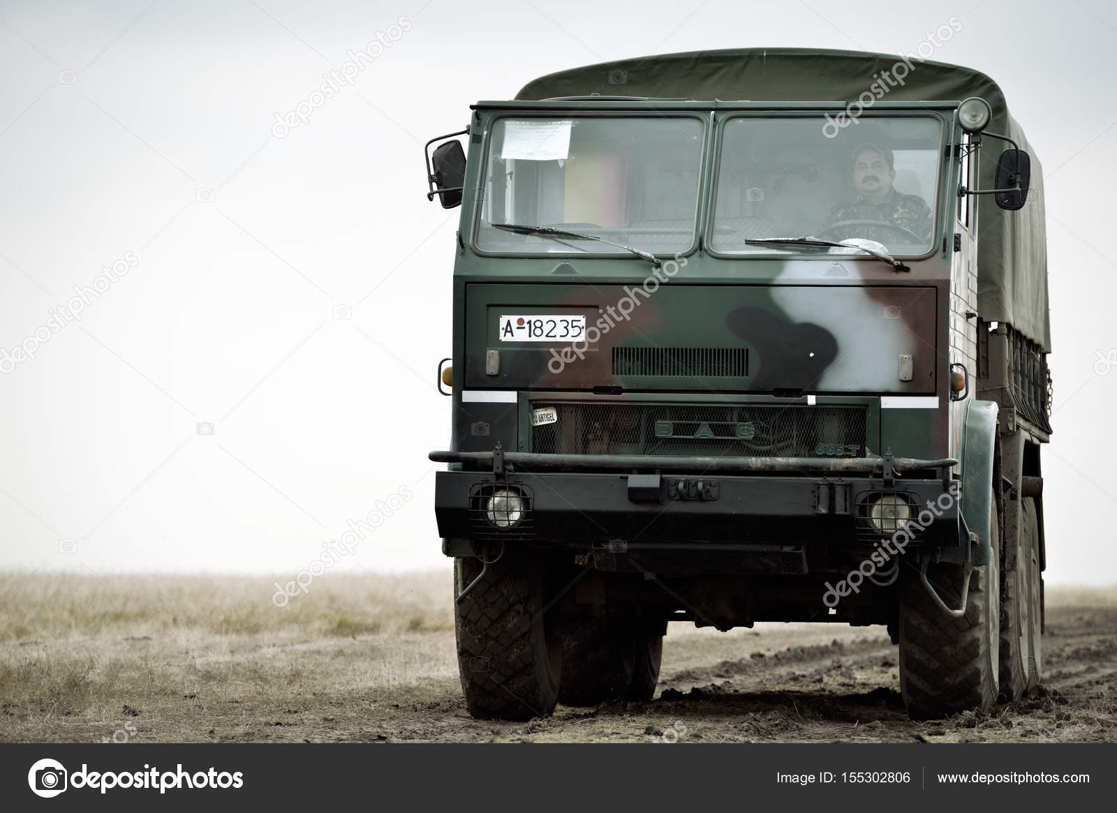 GALATI, ROMANIA - OCTOBER 8: DAC 665T 6X6 Roamanian army truck – Stock ...