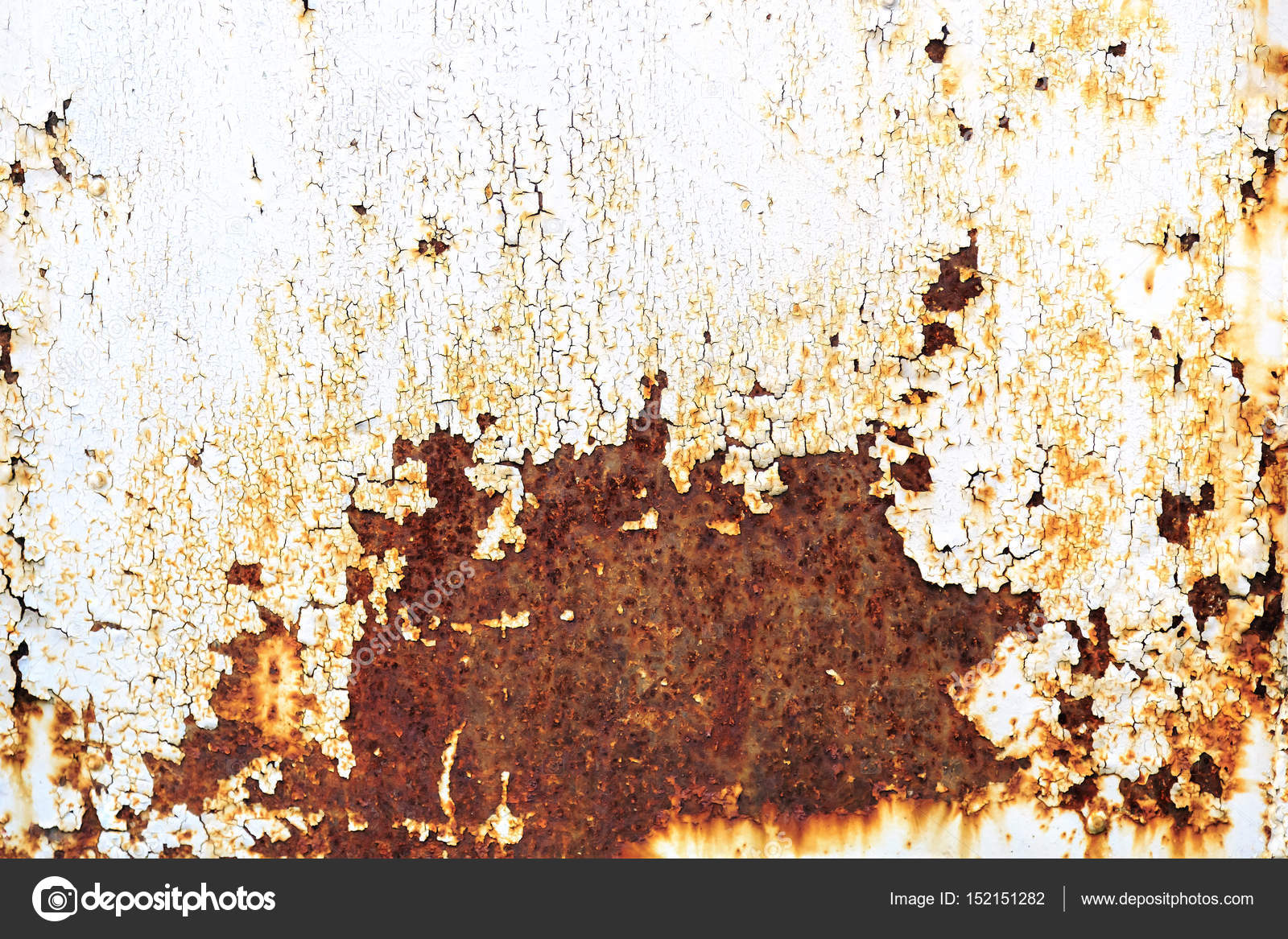 White Rusted Metal Texture