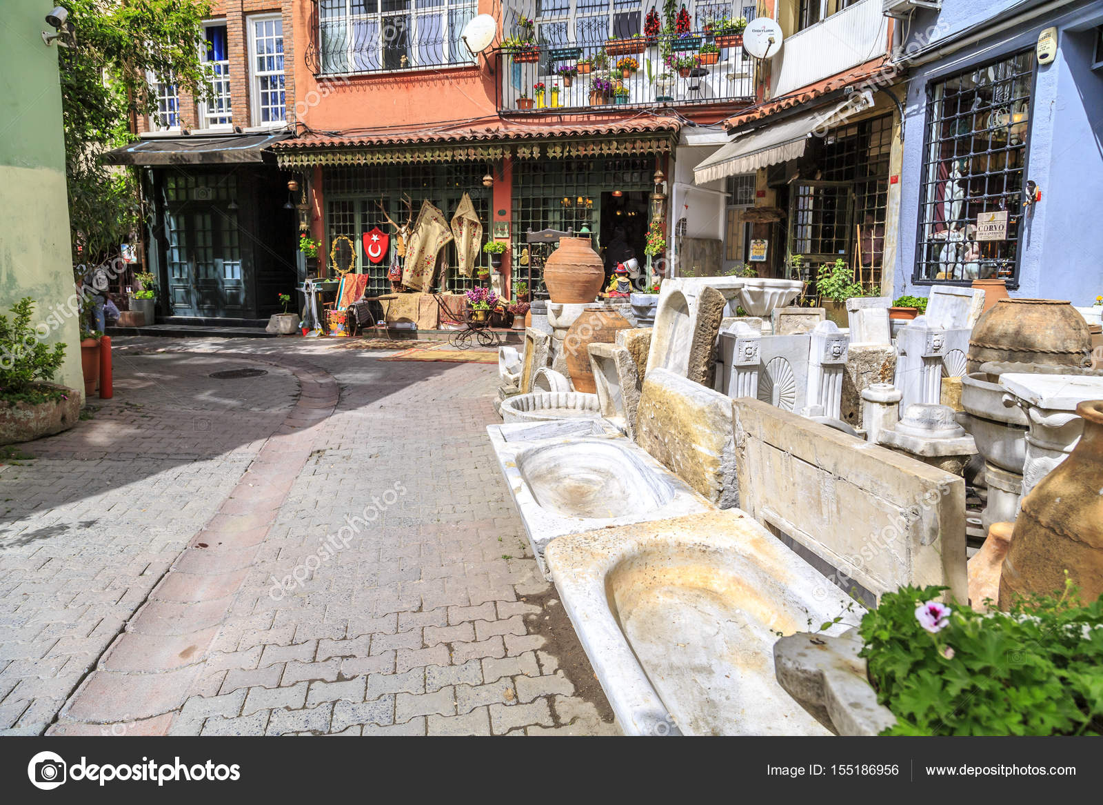 Cihangir district of Beyoglu, Istanbul – Stock Editorial Photo ...