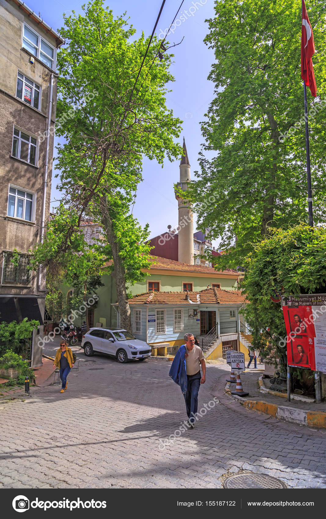 Cihangir district of Beyoglu, Istanbul – Stock Editorial Photo ...