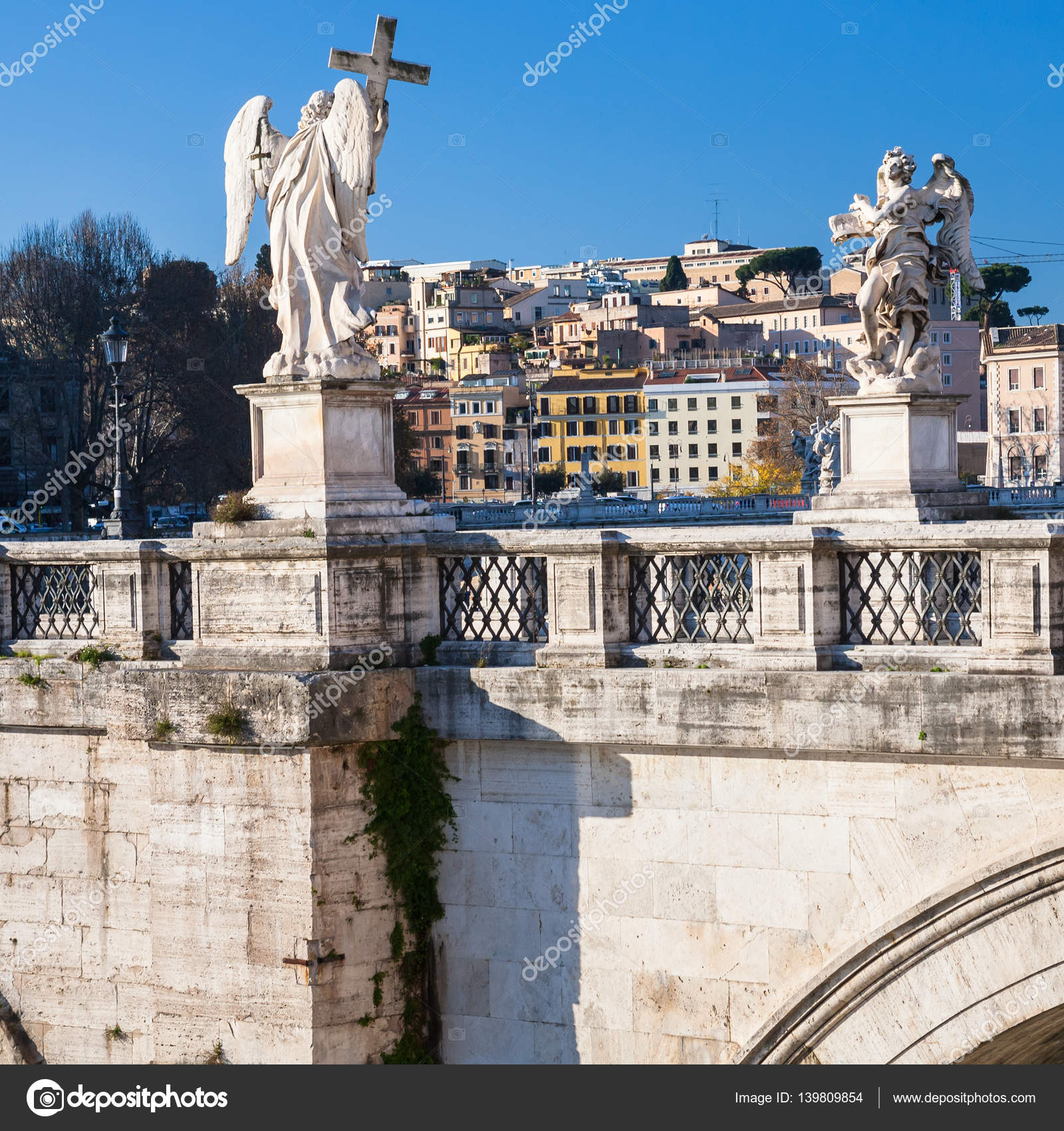 Angel Bridge In Rome
