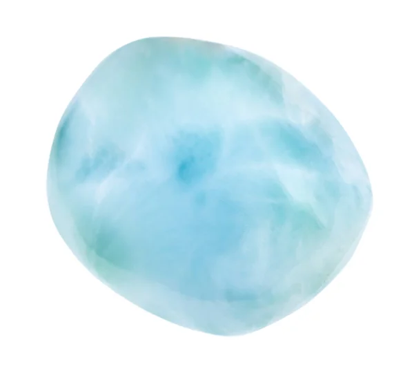 Polished Larimar gem (blue pectolite) Stock Photo by ©vvoennyy 162275912