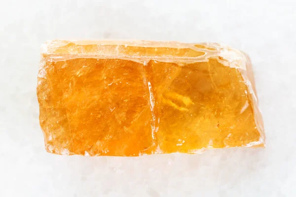 Raw crystal of Citrine gemstone on white — Stock Photo © vvoennyy ...