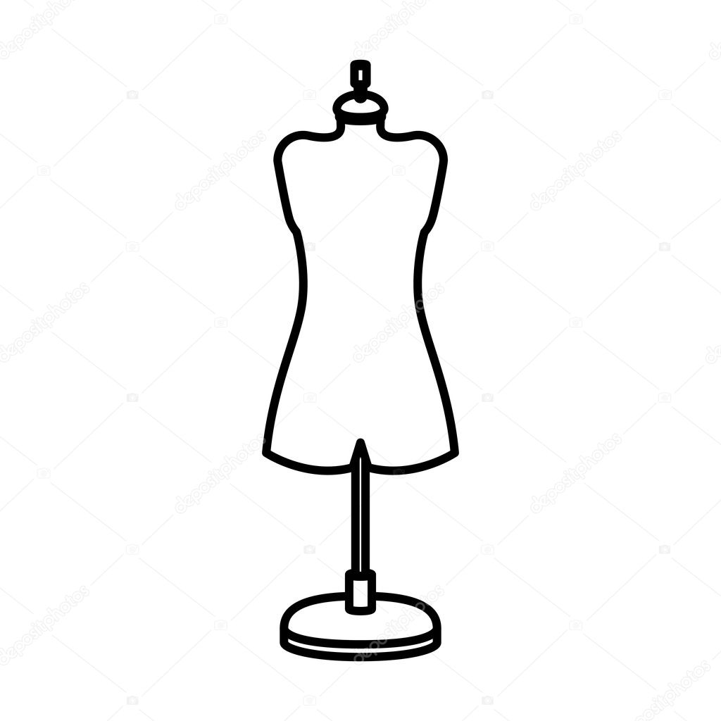 Isolated and silhouette manikin design Stock Vector Image by ... Isolated and silhouette manikin design Stock Vector Image by ...