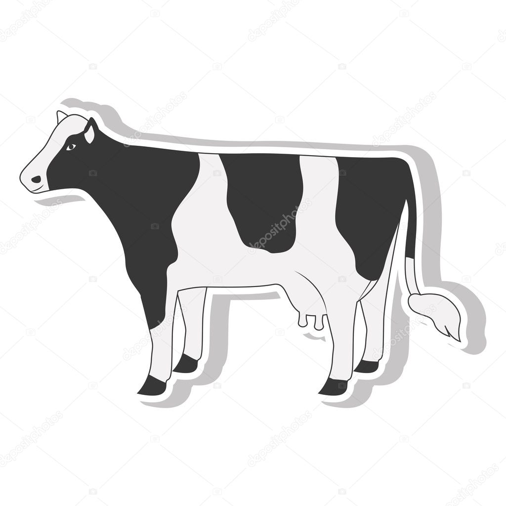 Cow animal icon Stock Vector by ©grgroupstock 127731456