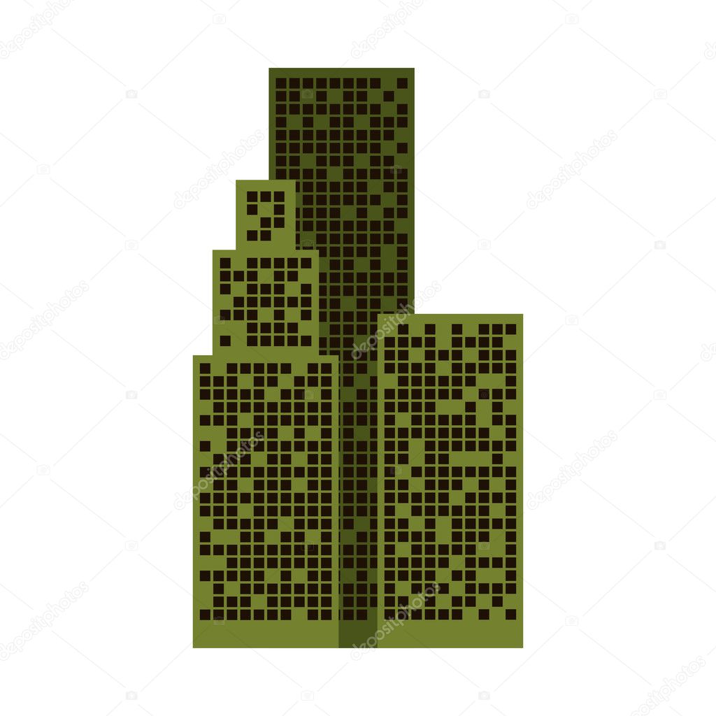 Green building icon Stock Vector Image by ©grgroupstock #127917484