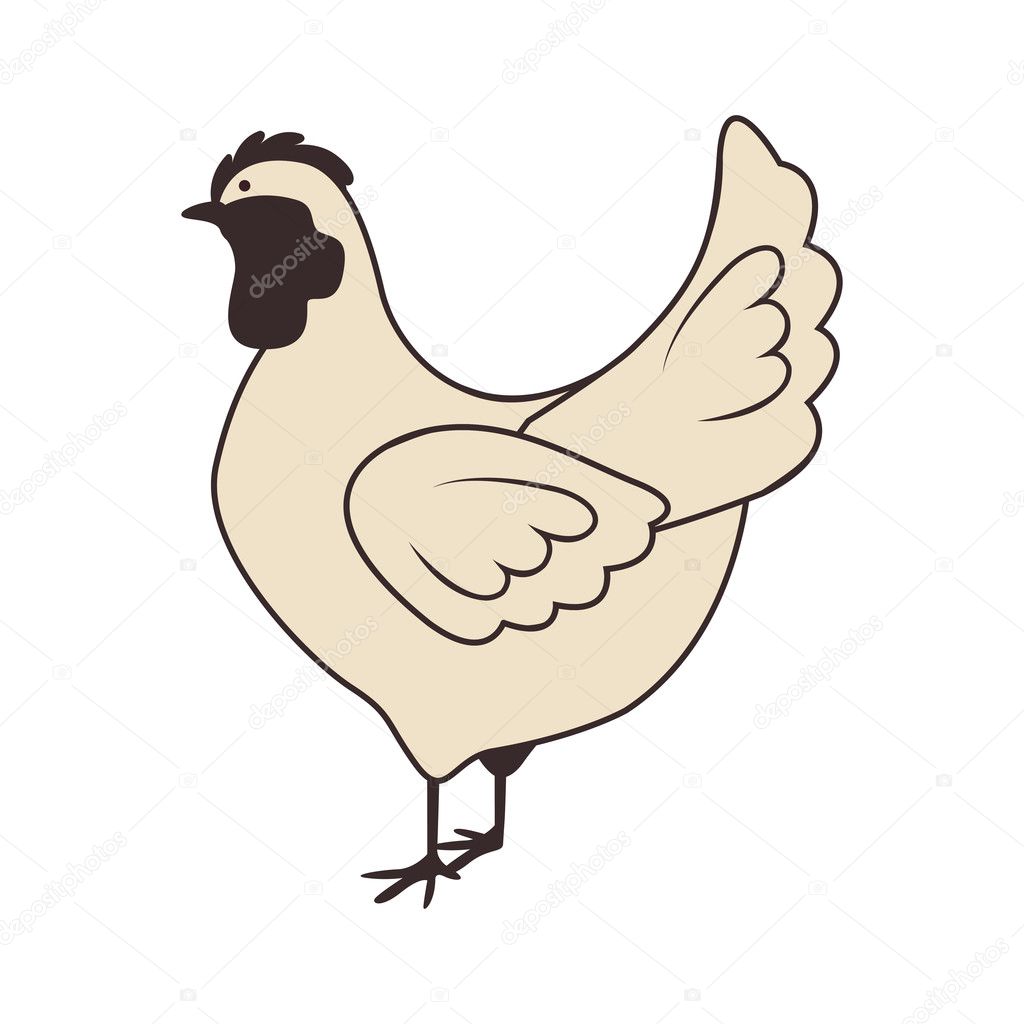 Chicken animal icon Stock Vector Image by ©grgroupstock #128000282
