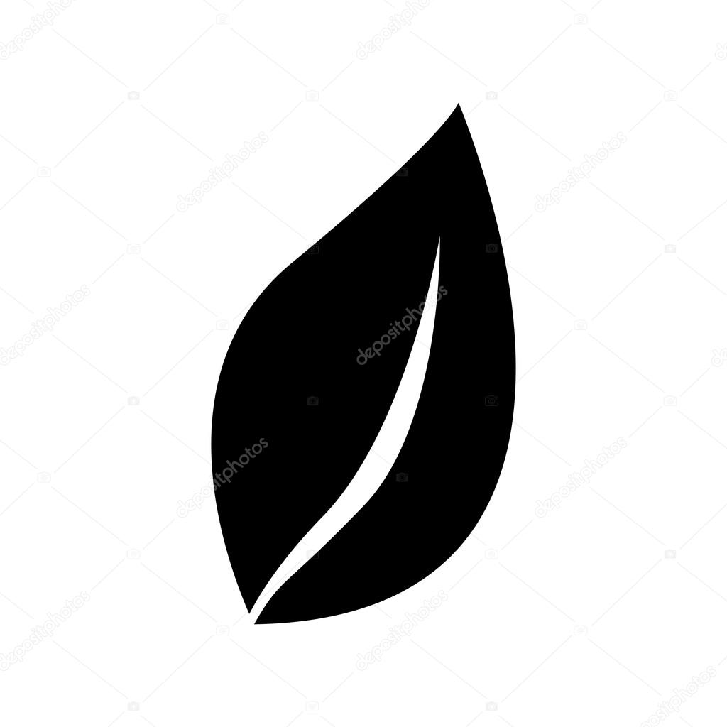 Simple leaf icon image Stock Vector by ©grgroupstock 128158896