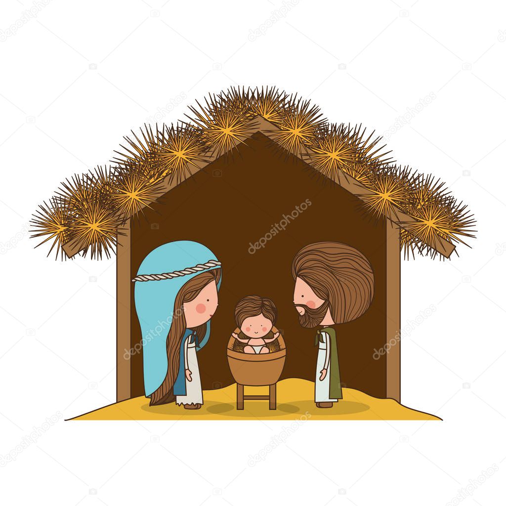 Traditional manger scene Stock Vector Image by ©grgroupstock #128940030