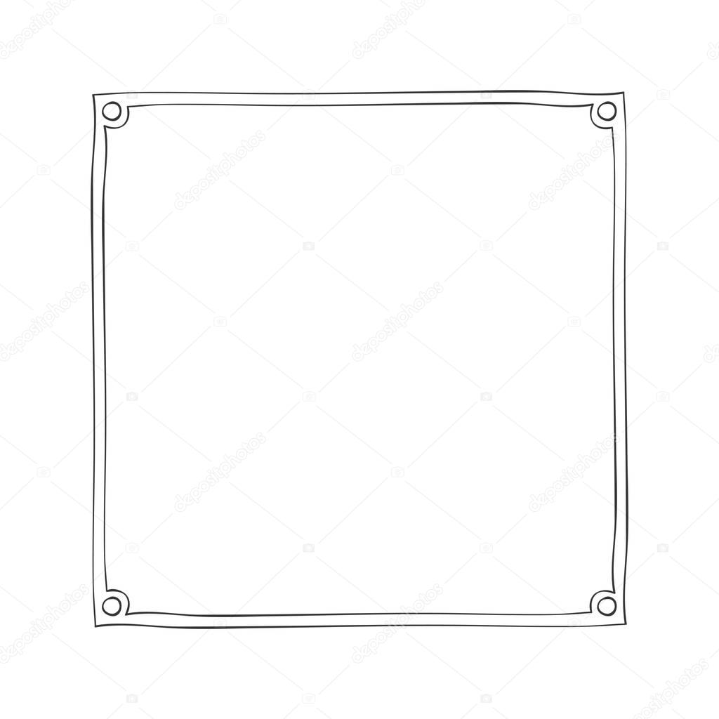 Gray scale frame with contour Stock Vector Image by ©grgroupstock ...