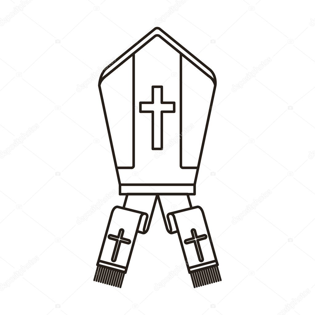 Pope hat icon Stock Vector Image by ©grgroupstock #129150170