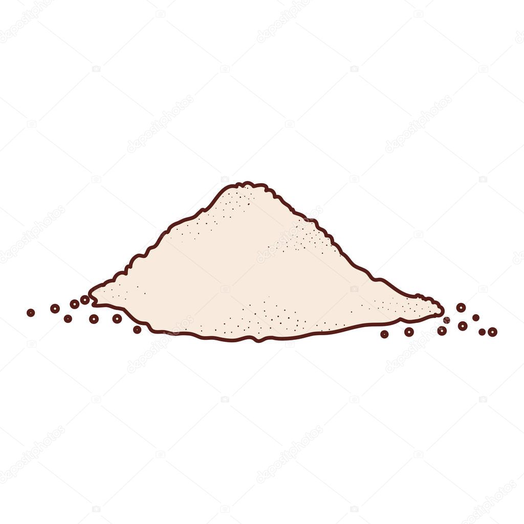 Pile of sugar icon Stock Vector by ©grgroupstock #129170808
